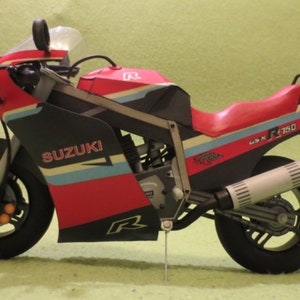 Papercraft Kit Suzuki R750 Motorcycle 3d Paper Model Crafting Kit PDF ...
