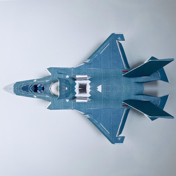 Papercraft Kit PZL Skorpion Airplane 3d Paper Model Crafting Kit PDF ...