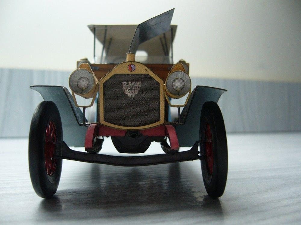 Papercraft Kit Roadster Car 3d Paper Model Crafting Kit PDF Plans to ...