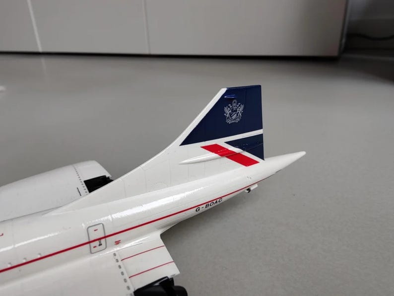Papercraft Kit Concorde Airplane 3d Paper Model Crafting Kit PDF Plans ...