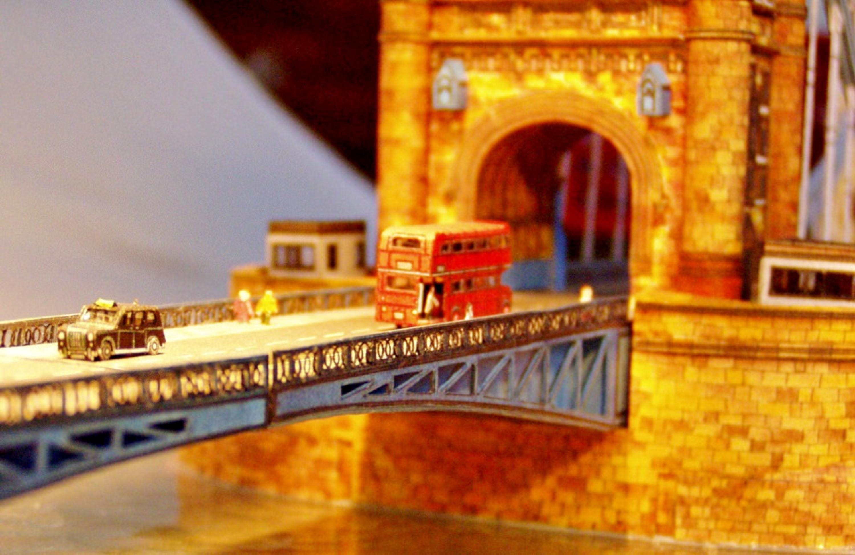 Papercraft Kit Tower Bridge London 3d Paper Model Crafting Kit PDF ...