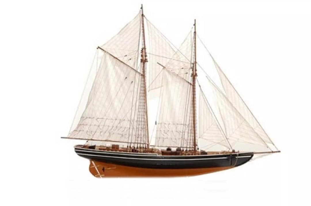 Papercraft Kit America Yacht 3d Paper Model Crafting Kit PDF Plans to ...