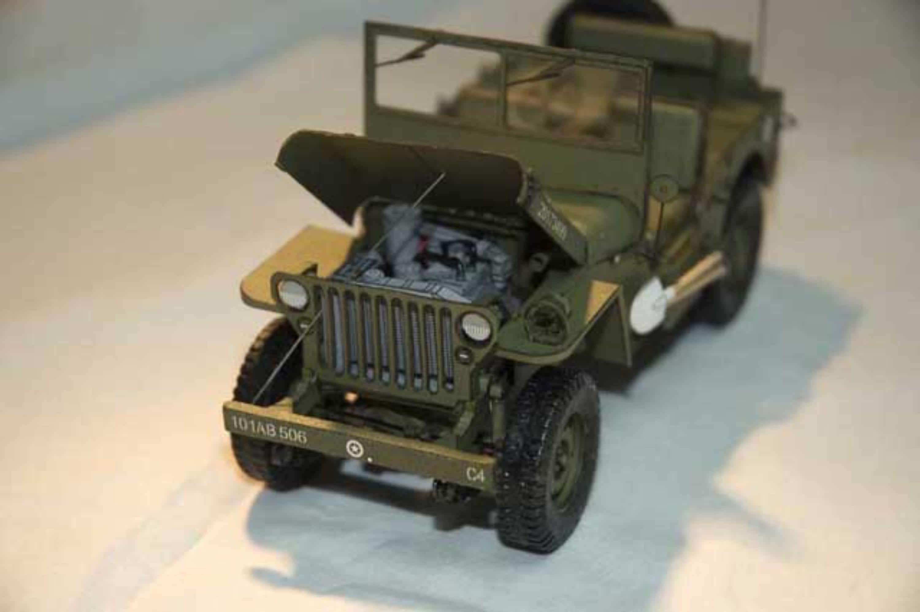 Papercraft Kit Willis Jeep Car 3d Paper Model Crafting Kit PDF Plans to ...