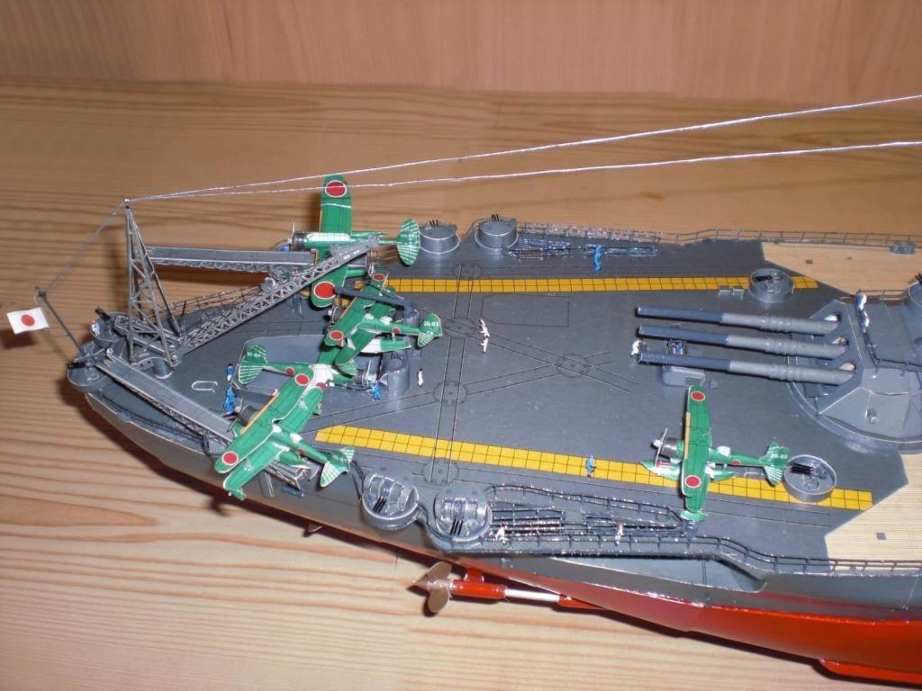 Papercraft Kit Yamato Battleship 3d Paper Model Crafting PDF Plans DIY ...