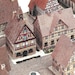 Papercraft Kit Village With Half-timbered Houses 3d Paper Model ...