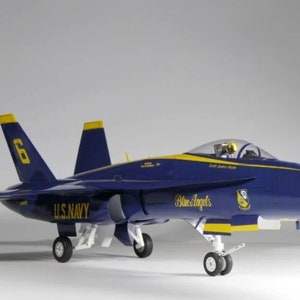 Papercraft Kit F/A-18 Superhornet Blue Angels Airplane Simple 3d Paper ...