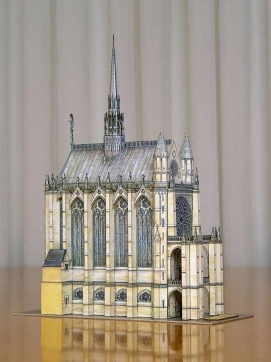 Papercraft Kit Sainte Chapelle Chapel Architecture 3d Paper Model ...