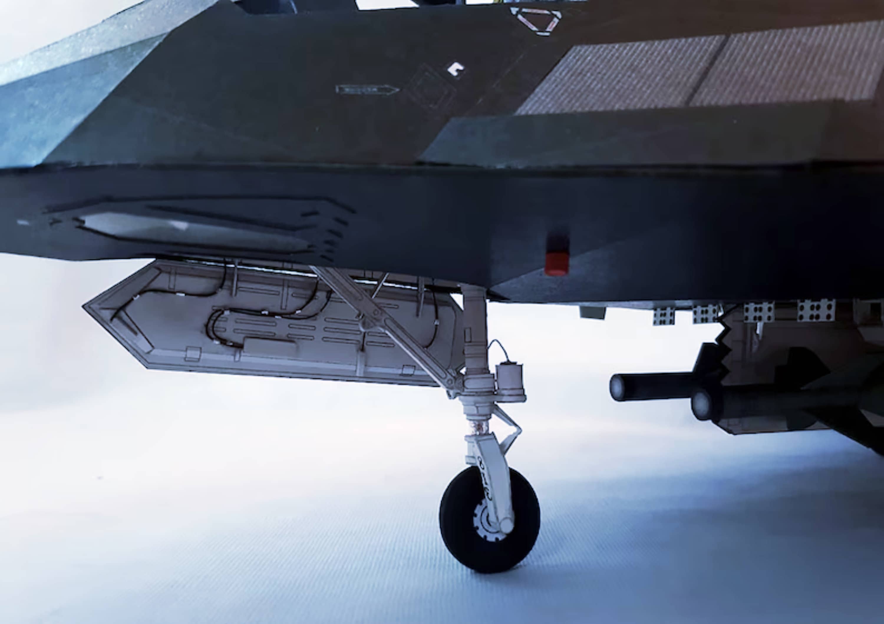 Papercraft Kit F-117 Nighthawk Plane 3d Paper Model Crafting Kit PDF ...