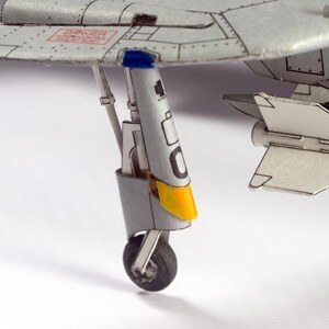 Papercraft Kit Harrier Jet 3d Paper Model Crafting Kit PDF Plans DIY ...
