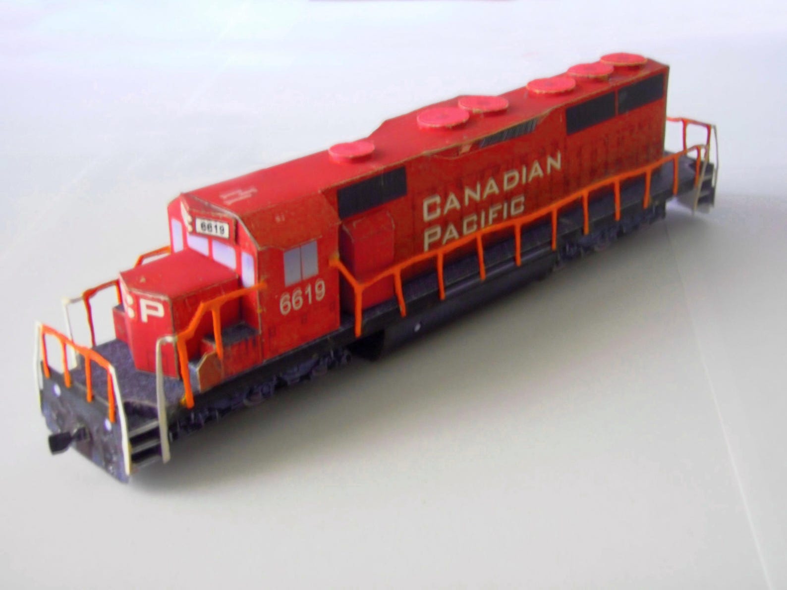 Papercraft Kit Locomotive EMD SD70 Diesel-electric 3d Paper Model ...