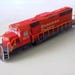 Papercraft Kit Locomotive EMD SD70 Diesel-electric 3d Paper Model ...