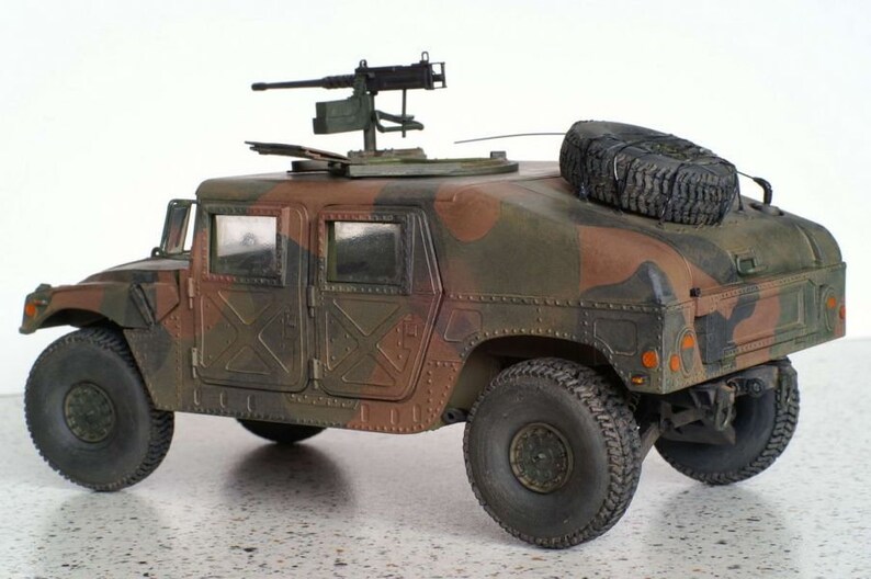 Papercraft Kit HMMWV Humvee Car 3d Paper Model Crafting Kit PDF Plans ...