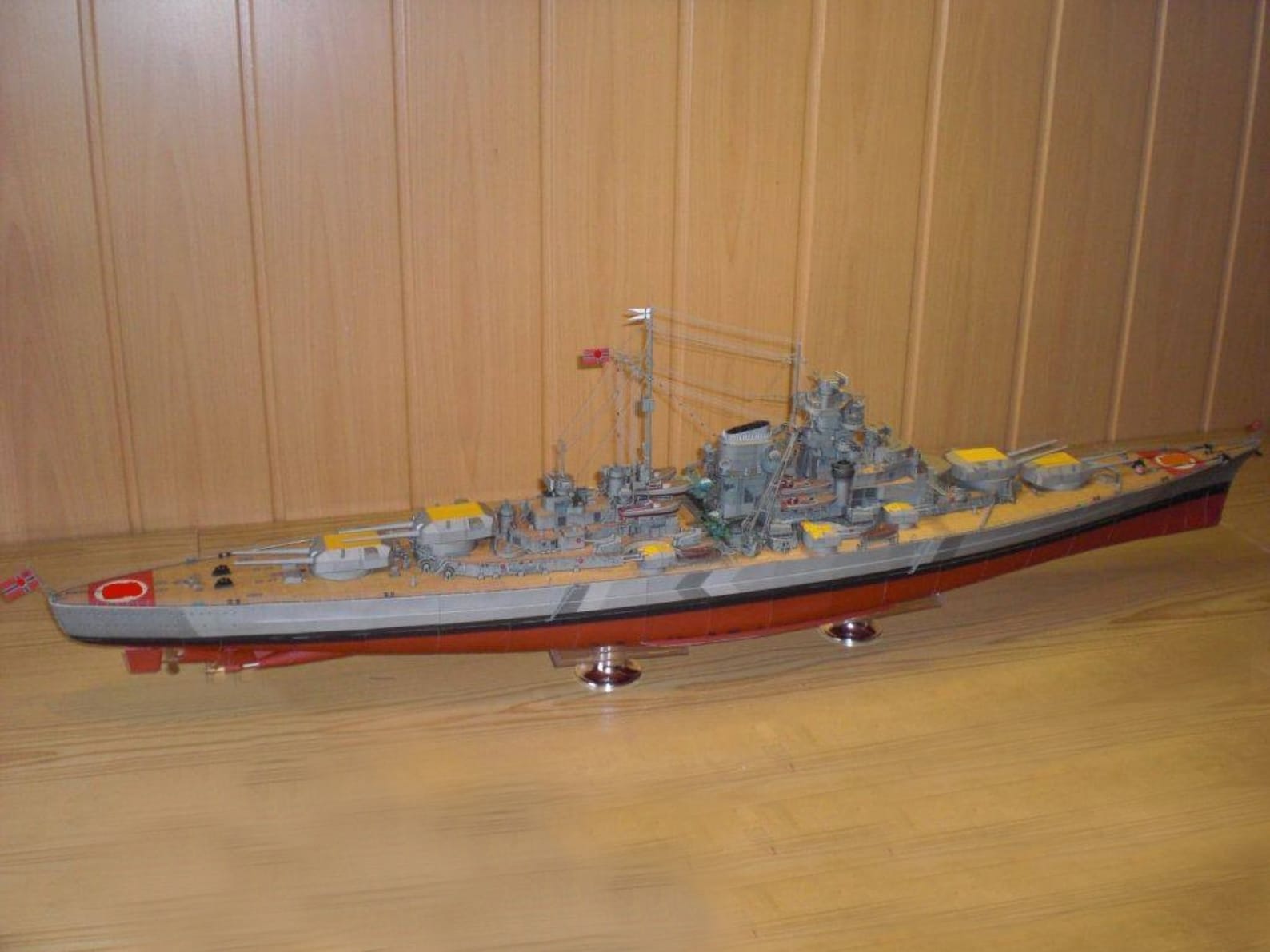 Papercraft Kit Bismarck Battleship 3d Paper Model Crafting Kit PDF ...