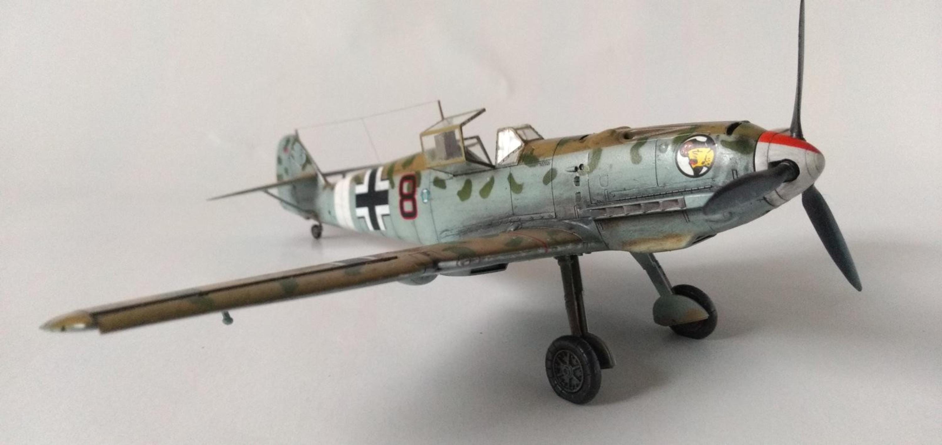 Papercraft Kit Messerschmitt Bf-109 Airplane 3d Paper Model Crafting ...