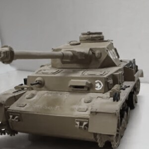 Papercraft Kit Panzer IV Tank 3d Paper Model Crafting Kit PDF Plans to ...