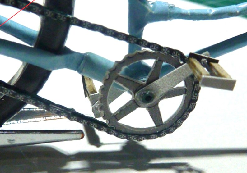 Papercraft Kit Bicycle Realistic Detailed 3d Paper Model Crafting PDF ...