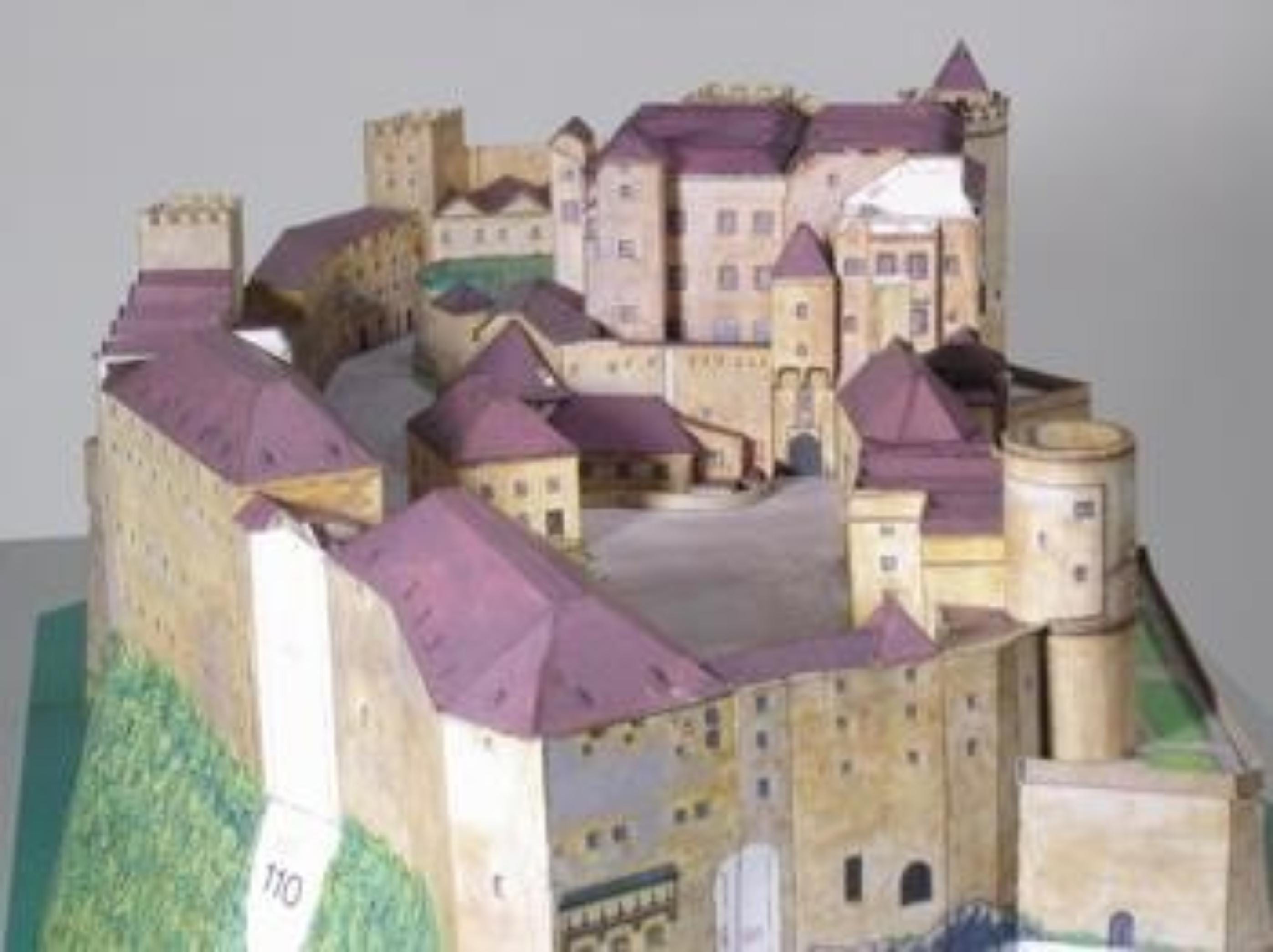 Papercraft Kit Hohensalzburg Fortress 3d Paper Model Crafting PDF Plans ...
