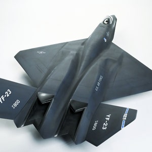 Papercraft Kit YF-23 Airplane 3d Paper Model Crafting PDF Plans DIY ...