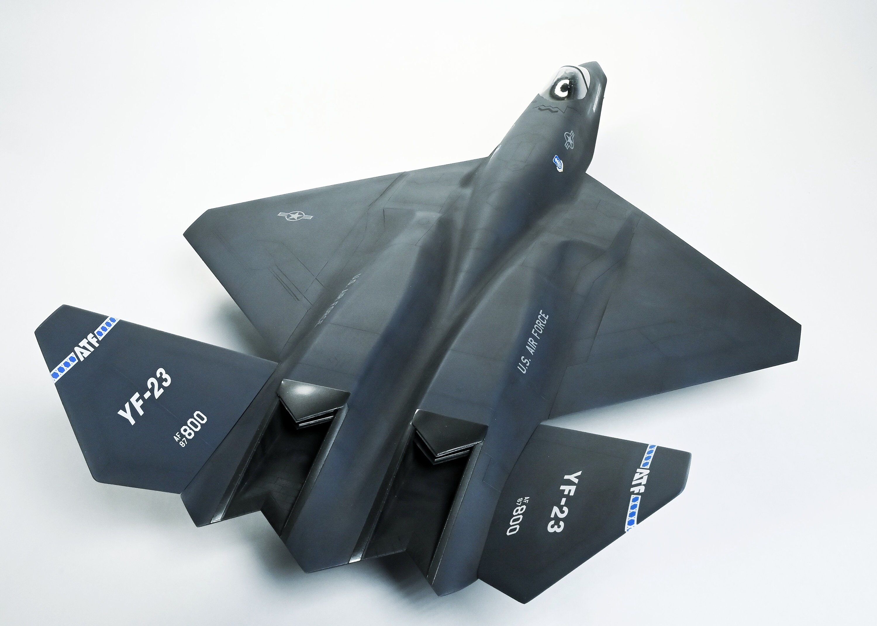 Papercraft Kit YF-23 Airplane 3d Paper Model Crafting PDF Plans DIY ...