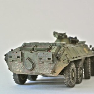 Papercraft Kit BTR-70 Armored Personnel Carrier 3d Paper Model Kit PDF ...