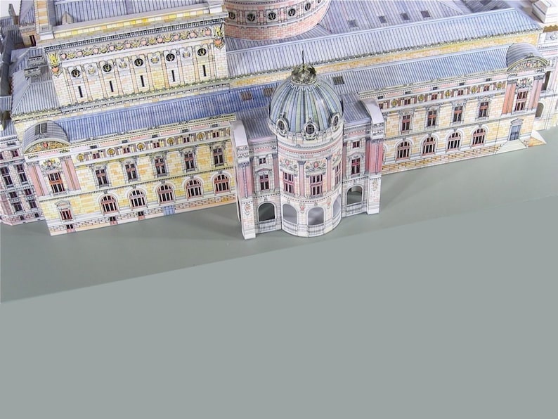 Papercraft Kit Paris Opera House 3d Paper Model Crafting Kit PDF Plans ...