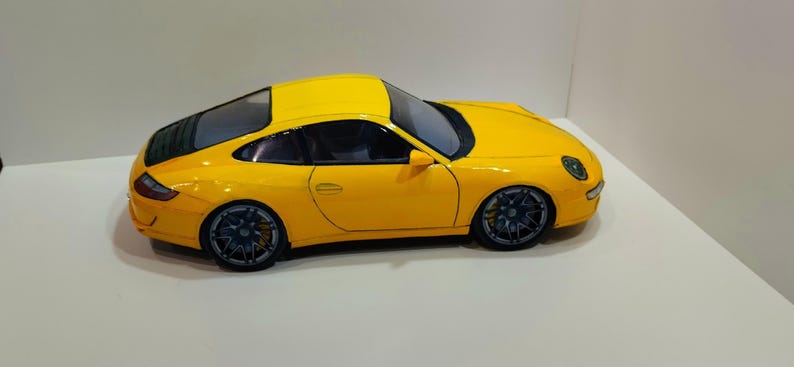 Papercraft Kit Porsche 911 GT3 Car 3d Paper Model Crafting Kit PDF ...