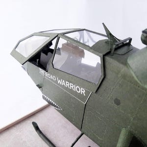 Papercraft Kit Cobra Bell Ah-1 Helicopter 3d Paper Model Crafting Kit ...