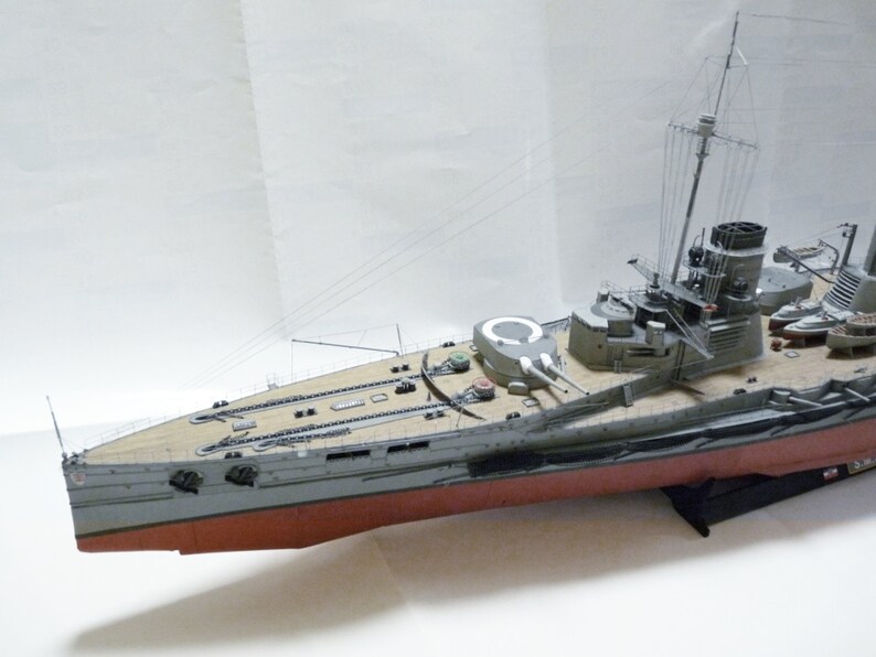 Papercraft Kit SMS Seydlitz Battlecruiser 3d Paper Model Crafting Kit ...