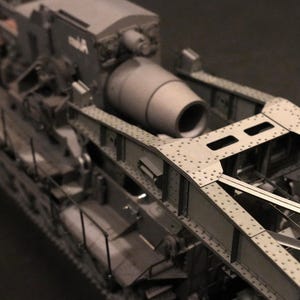 Papercraft Kit Armoured Railroad Freight Car 3d Paper Model Crafting ...