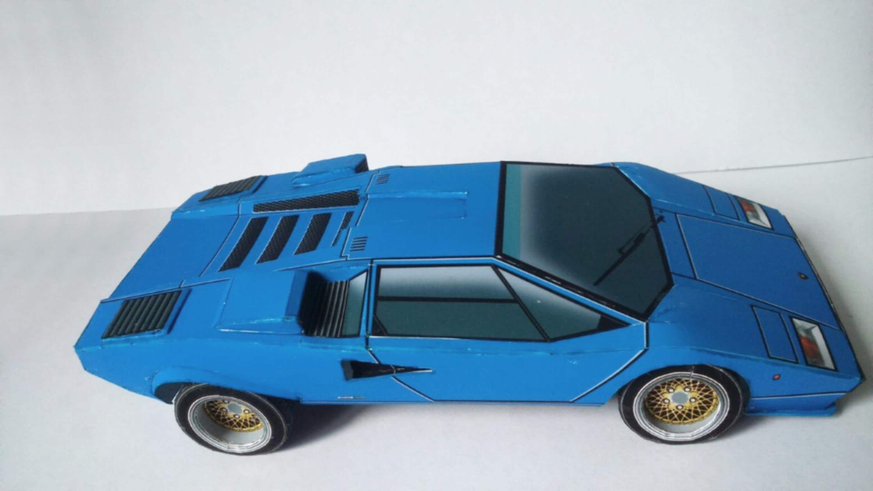 Kit PaperCraft Lamborghini Countach kit de elaboración de modelos de ...