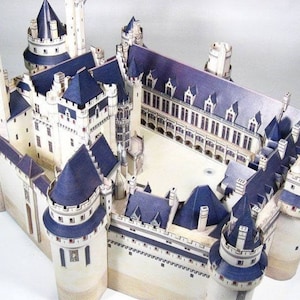 Papercraft Kit Chateau De Pierrefonds 3d Paper Model Crafting PDF Plans ...