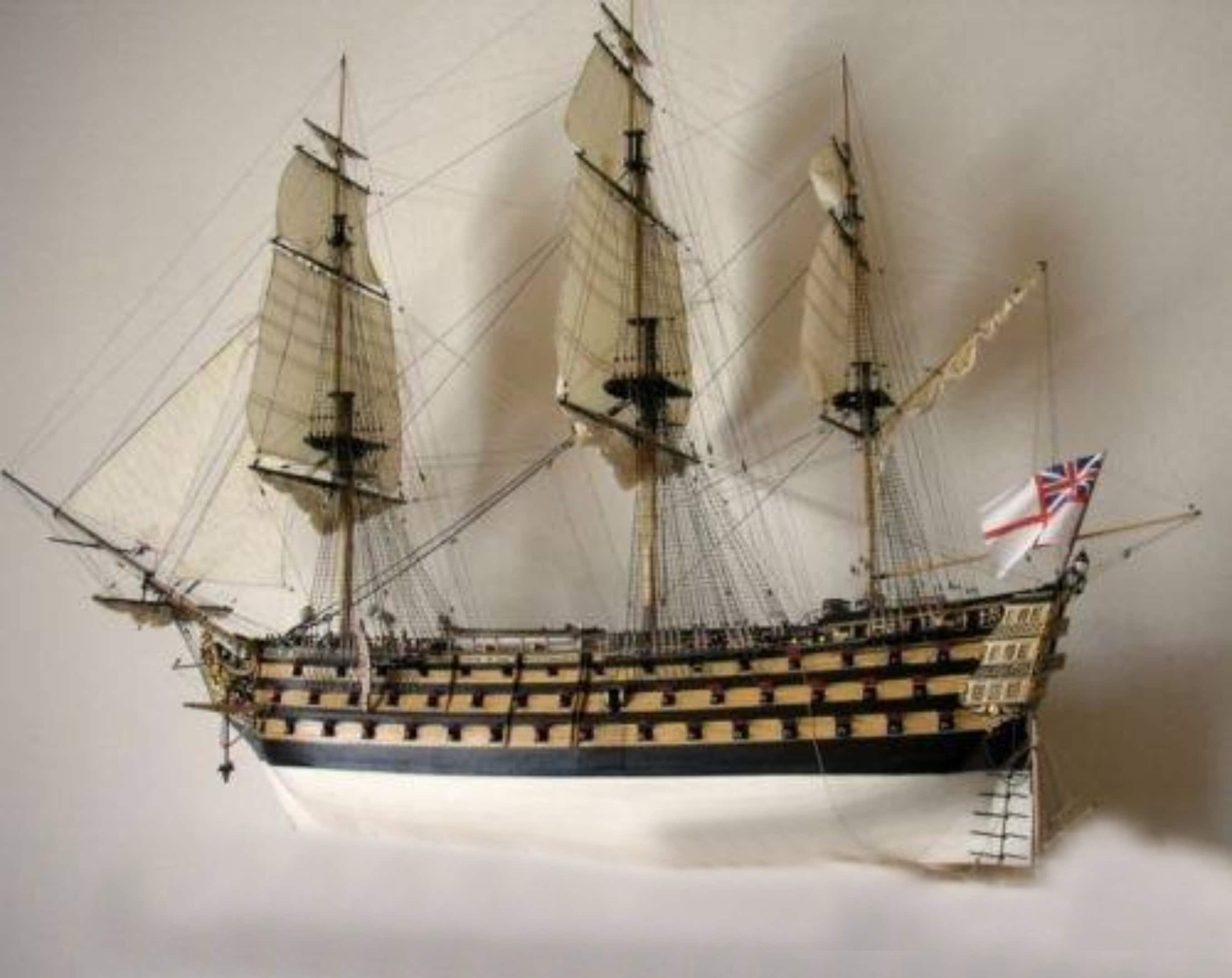 Papercraft Kit HMS Victory Ship 3d Paper Model Crafting Kit PDF Plans ...