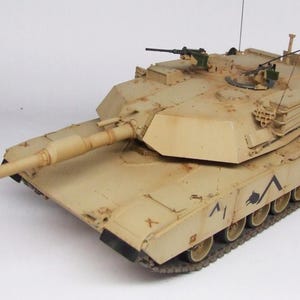 Papercraft Kit M1A1 Abrams Tank 3d Paper Model Crafting Kit PDF Plans ...