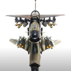 Papercraft Kit Corsair II Airplane 3d Paper Model Crafting Kit PDF ...