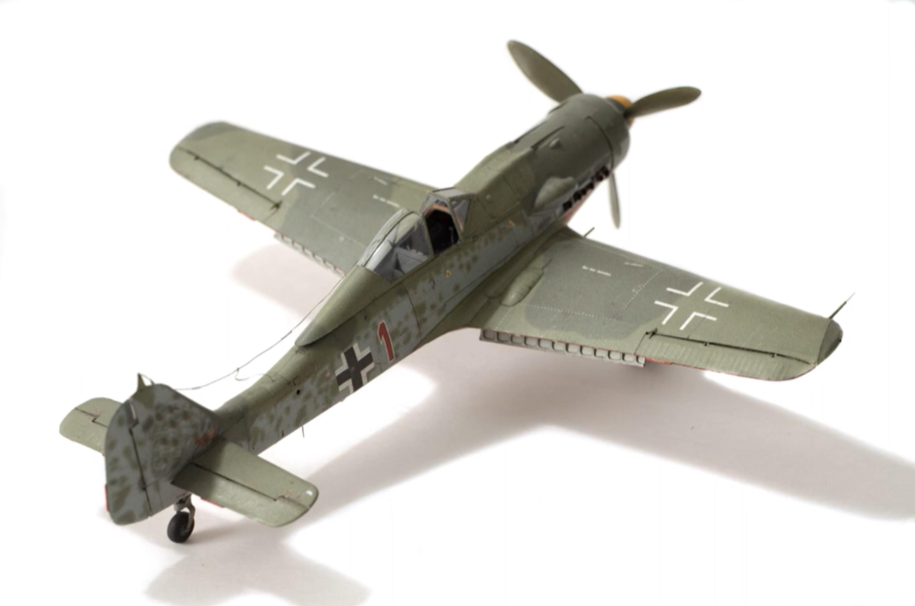Papercraft Kit Focke-wulf Fw 190 D-9 Airplane 3d Paper Model Crafting ...