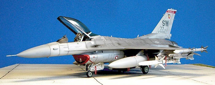 Papercraft Kit F-16 Viper Jet Fighting Falcon Airplane 3d Paper Model ...