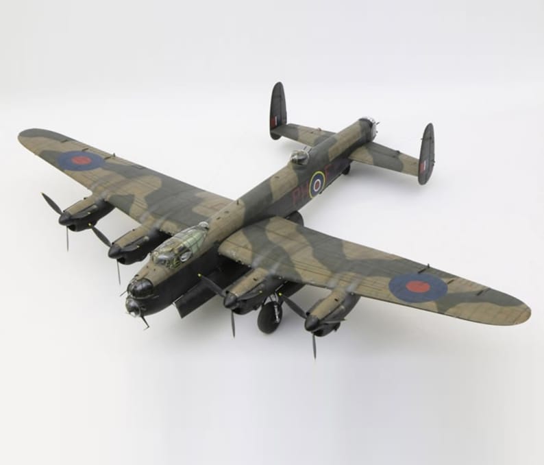 Papercraft Kit Lancaster Plane 3d Paper Model Crafting Kit PDF Plans to ...