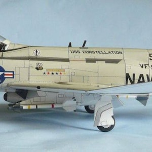 Papercraft Kit F-4 Phantom Plane 3d Paper Model Crafting Kit PDF Plans ...