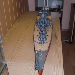 Papercraft Kit Yamato Battleship 3d Paper Model Crafting PDF Plans DIY ...