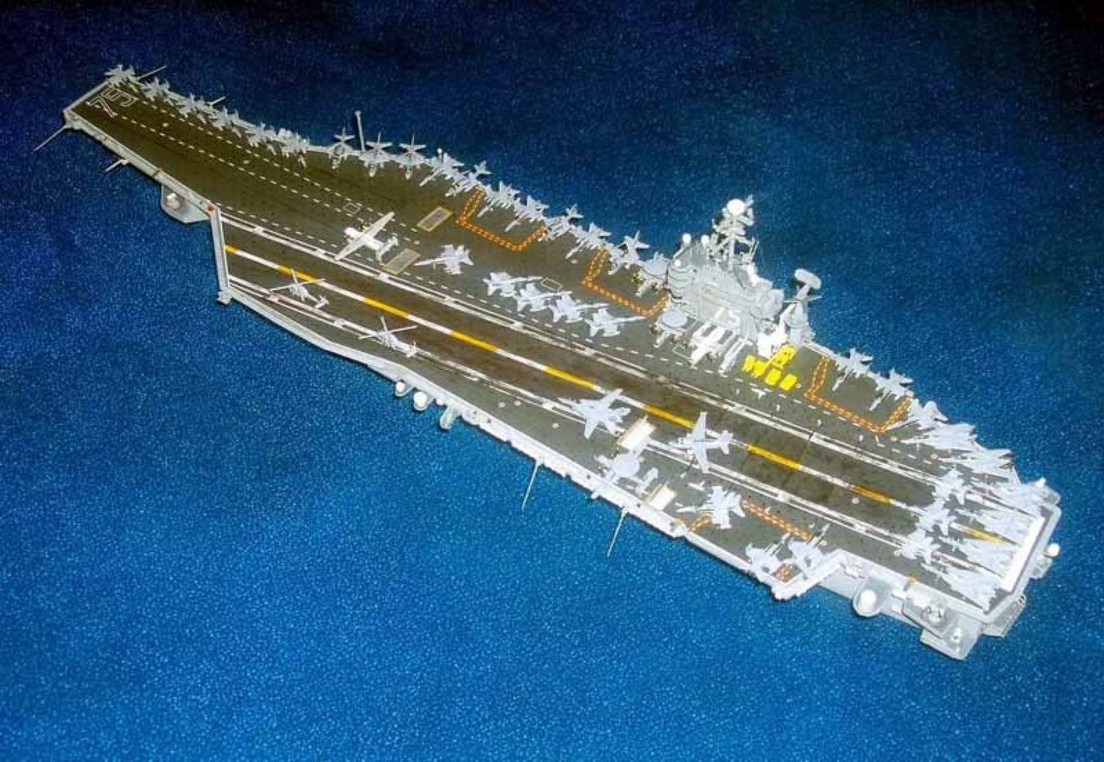 Papercraft Kit USS Harry S Truman Aircraft Carrier 3d Paper Model ...