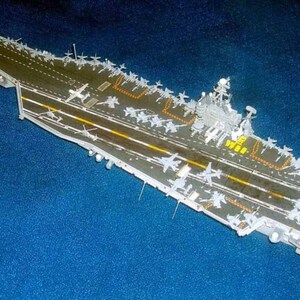 Papercraft Kit USS Harry S Truman Aircraft Carrier 3d Paper Model ...