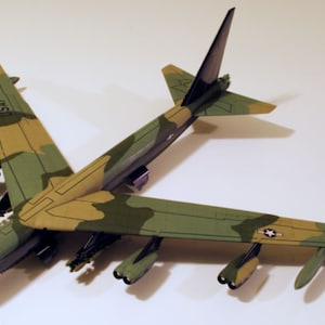 Papercraft Kit B-52 Stratofortress Airplane 3d Paper Model Crafting PDF ...