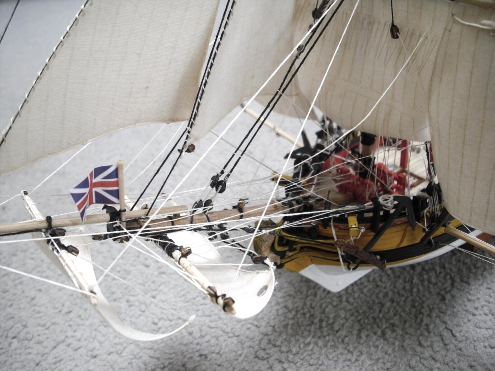 Papercraft Kit Belle Poule Frigate Ship 3d Paper Model Crafting PDF ...
