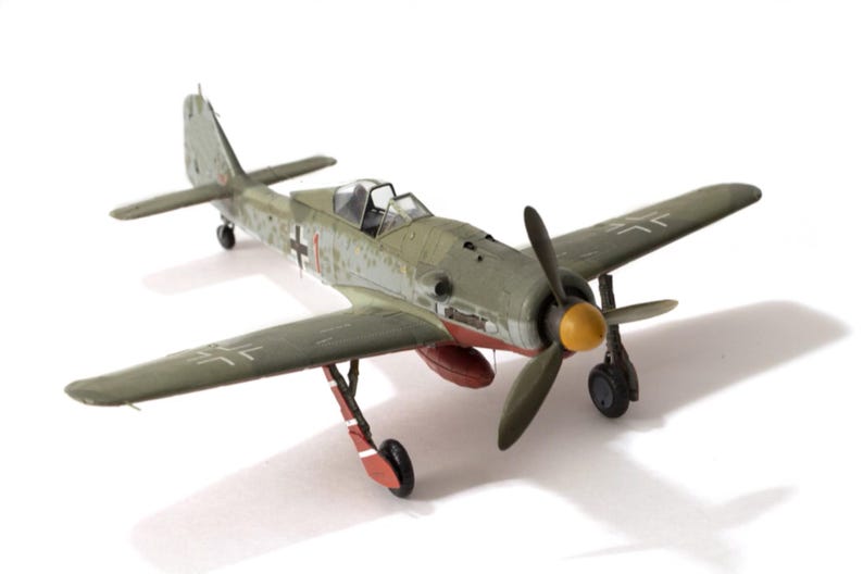 Papercraft Kit Focke-wulf Fw190 Detailed Airplane 3d Paper Model ...