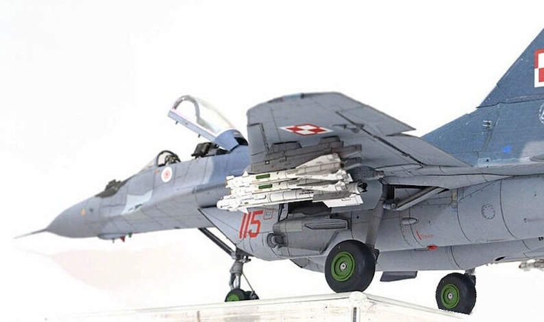 Papercraft Kit Mig-29 Fulcrum Airplane 3d Paper Model Crafting Kit PDF ...