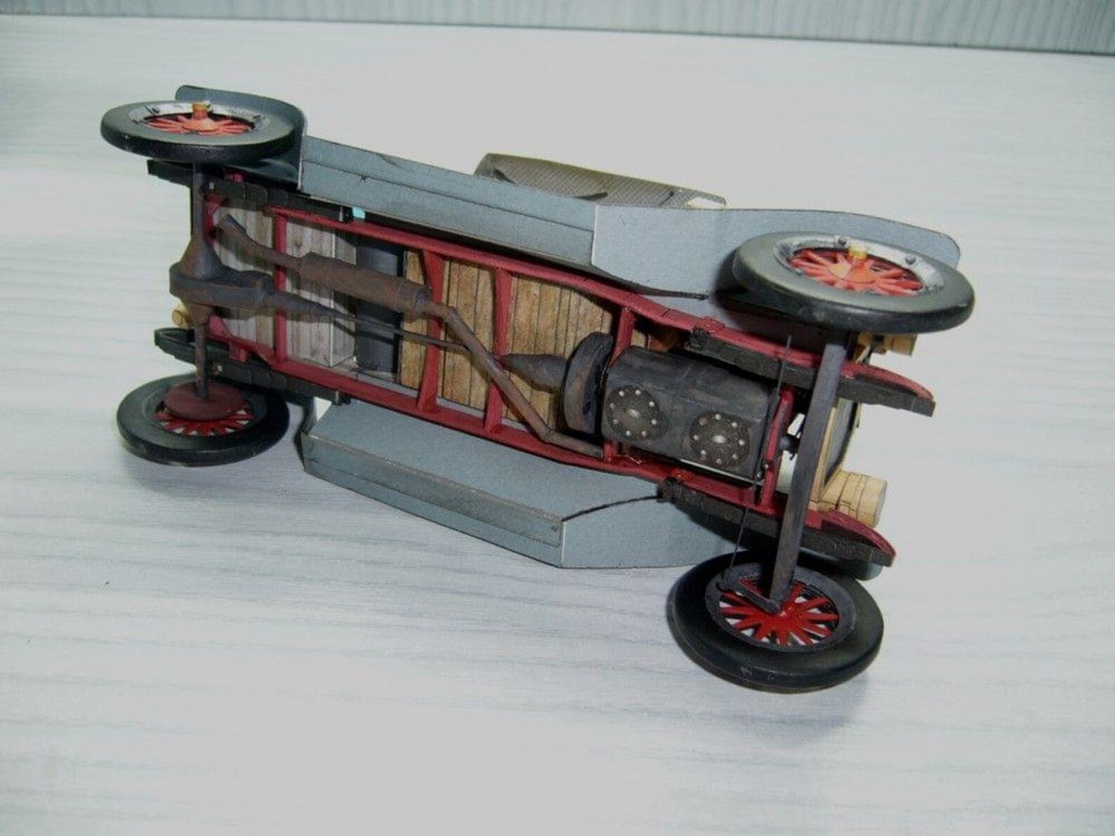 Papercraft Kit Roadster Car 3d Paper Model Crafting Kit PDF Plans to ...