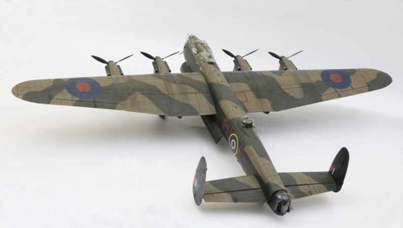 Papercraft Kit Lancaster Plane 3d Paper Model Crafting Kit PDF Plans to ...