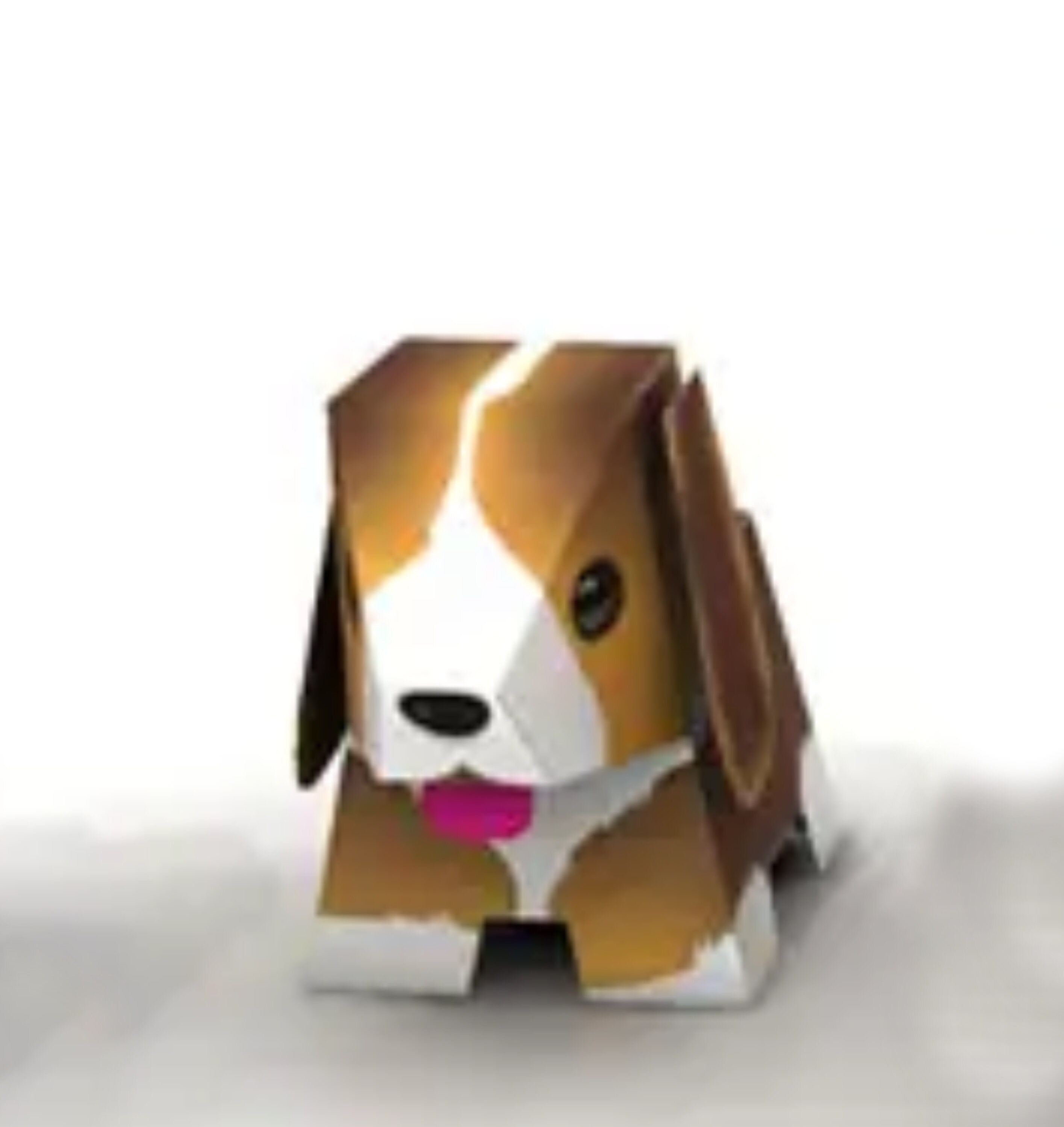 Papercraft Kit Puppies 3d Paper Model Crafting Kit PDF Plans to Print ...