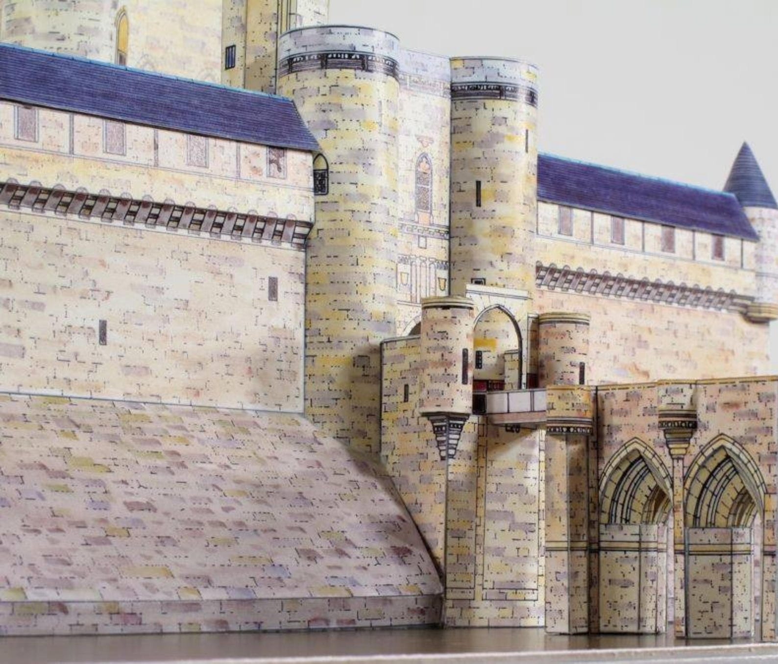 Papercraft Kit Chateau De Vincennes 3d Paper Model Crafting Kit PDF ...