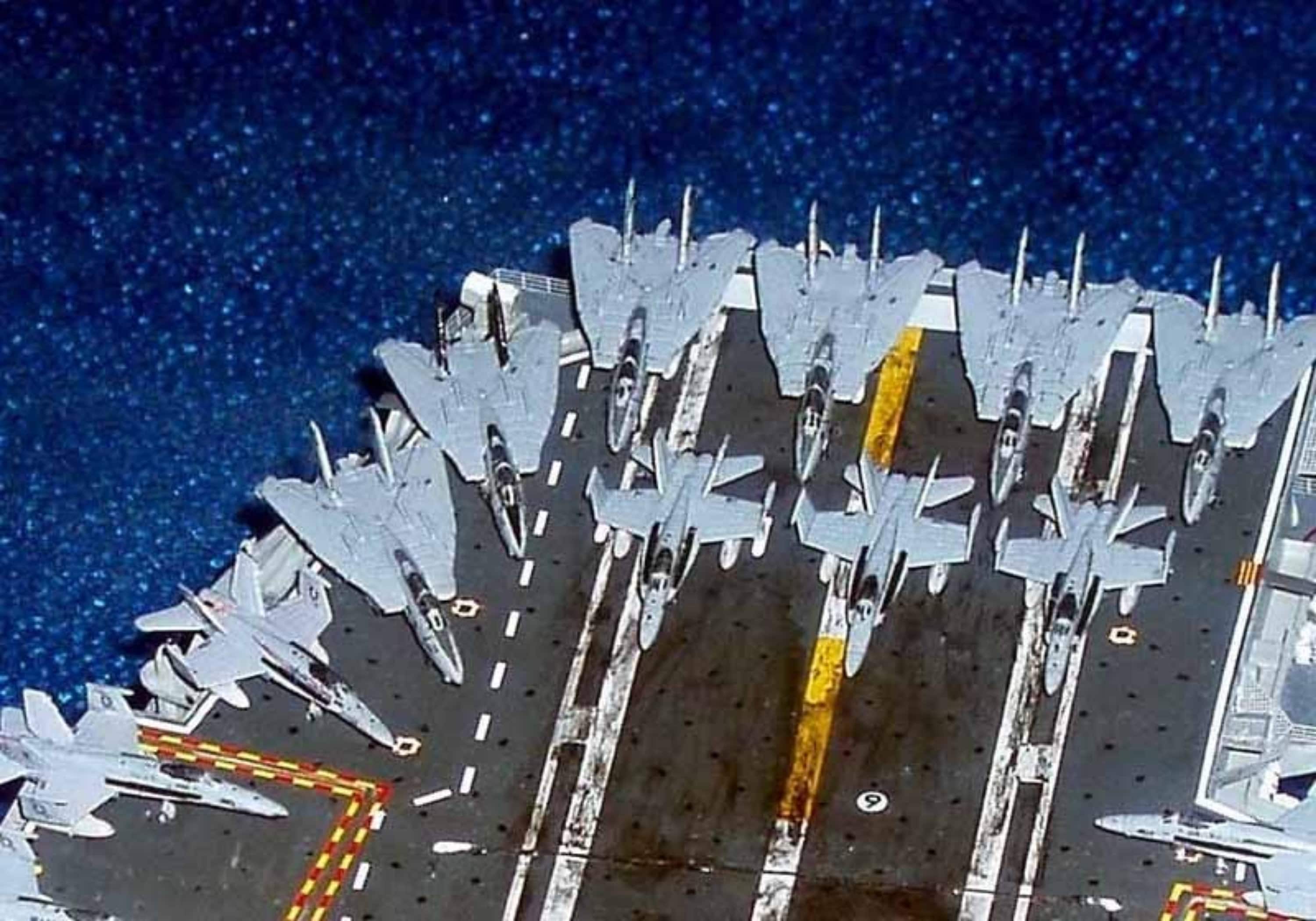 Papercraft Kit USS Harry S Truman Aircraft Carrier 3d Paper Model ...